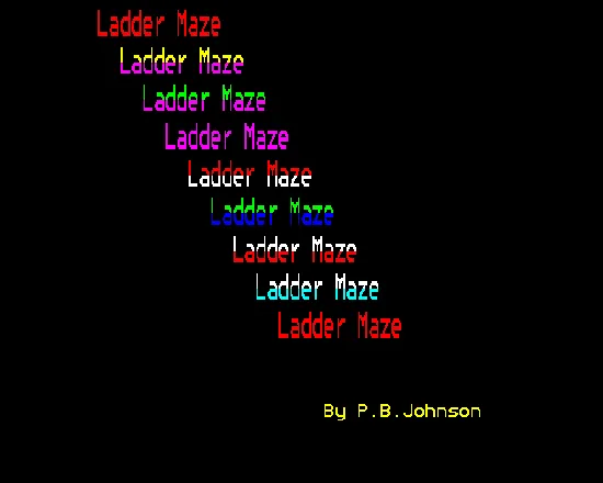 Ladder Maze (1983) - MobyGames