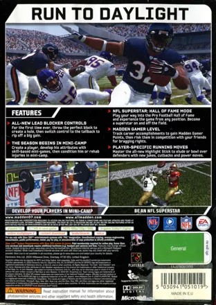 Madden NFL 07 box covers - MobyGames