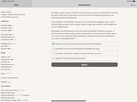 Werewolf: The Apocalypse - The Book of Hungry Names (2024) - MobyGames