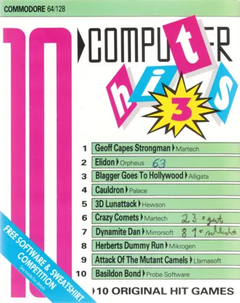 10 Computer Hits 3 (1986) - MobyGames