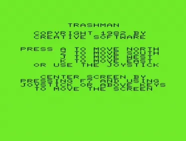 Trashman (1982) - MobyGames