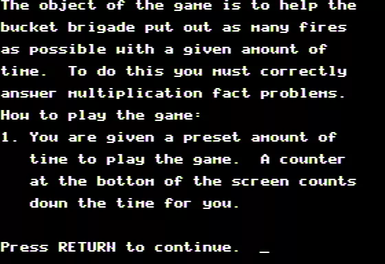 Multiplication Brigade (1985) - MobyGames