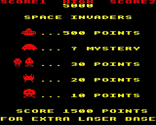 Space Invaders screenshots - MobyGames