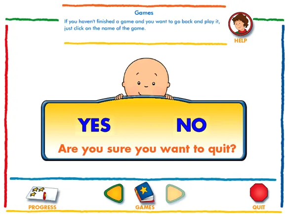Caillou: Alphabet screenshots - MobyGames