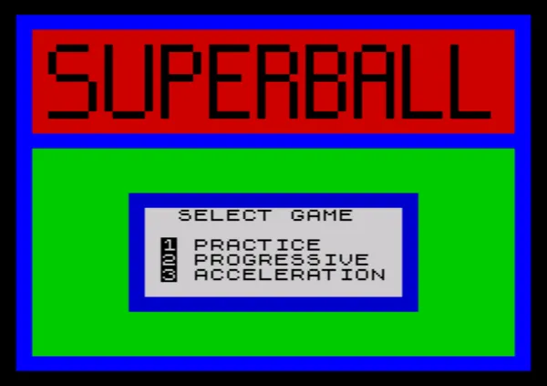 Superball (1983) - MobyGames