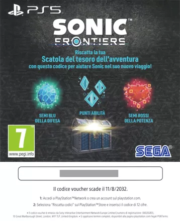 Sonic Frontiers box covers - MobyGames