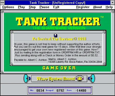 Tank Tracker screenshots - MobyGames
