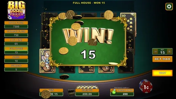 Big Draw Poker promo art, ads, magazines advertisements - MobyGames