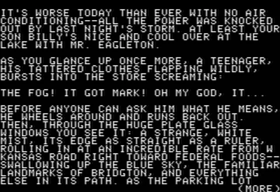 The Mist screenshots - MobyGames