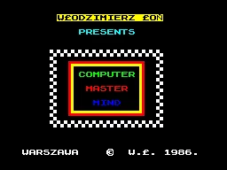 Computer Master Mind (1986) - MobyGames