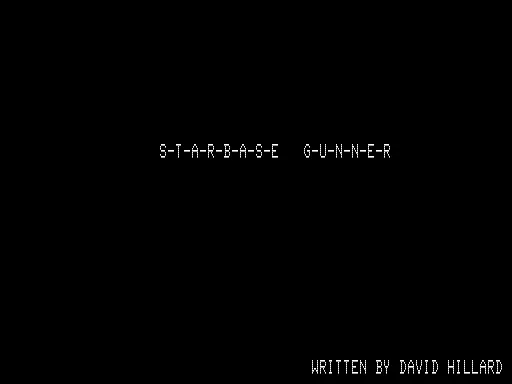 Starbase Gunner (1982) - MobyGames