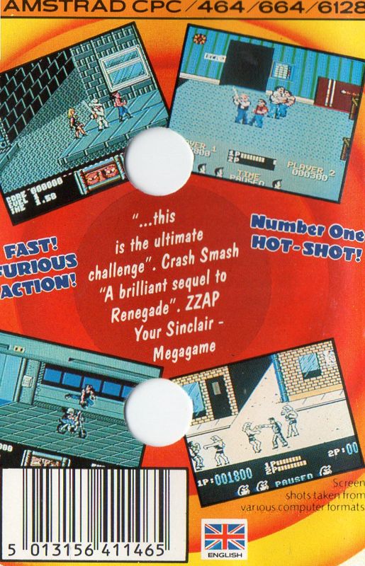 Target: Renegade cover or packaging material - MobyGames