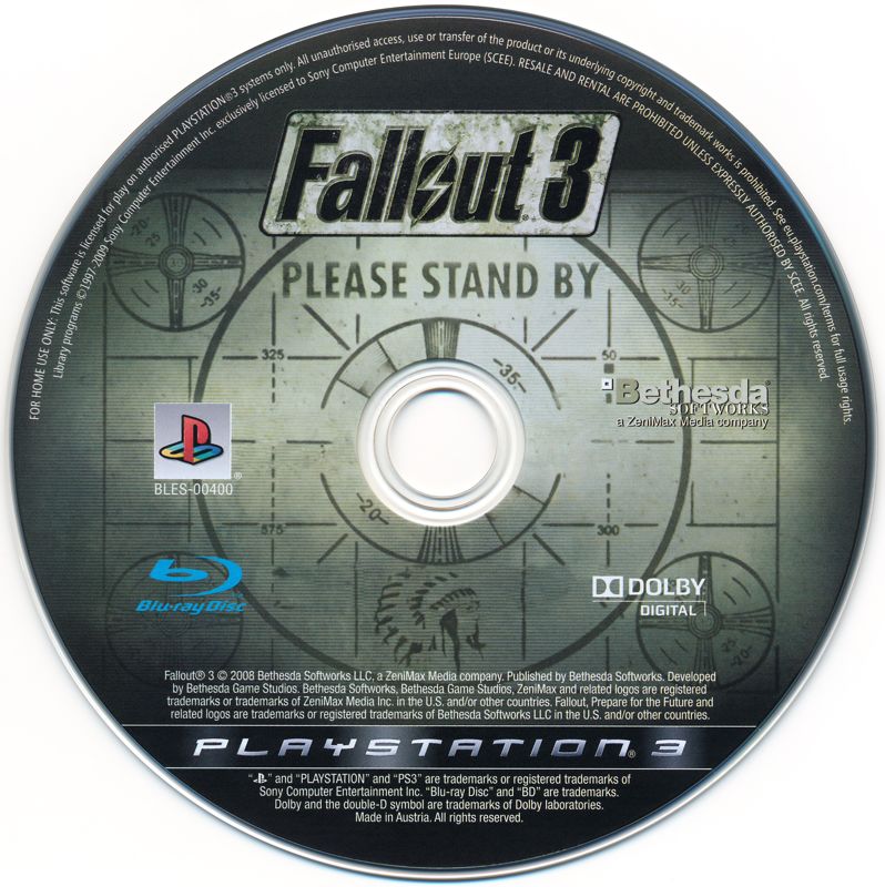 Fallout 3 cover or packaging material - MobyGames