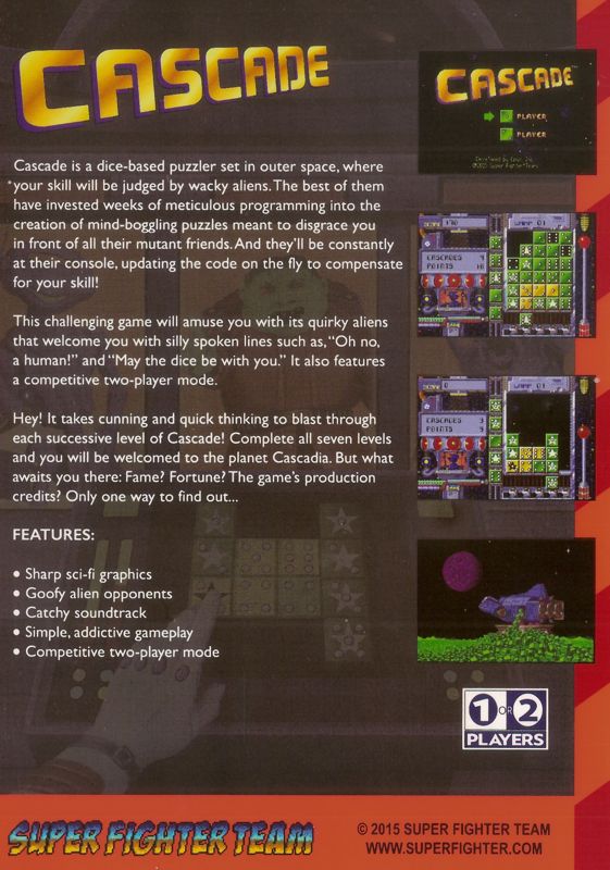 Cascade cover or packaging material - MobyGames