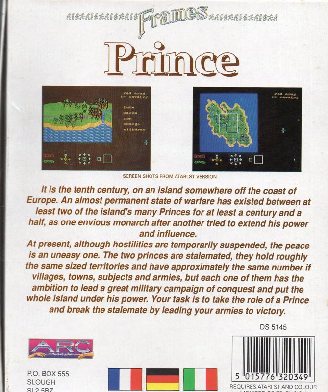 Prince cover or packaging material - MobyGames
