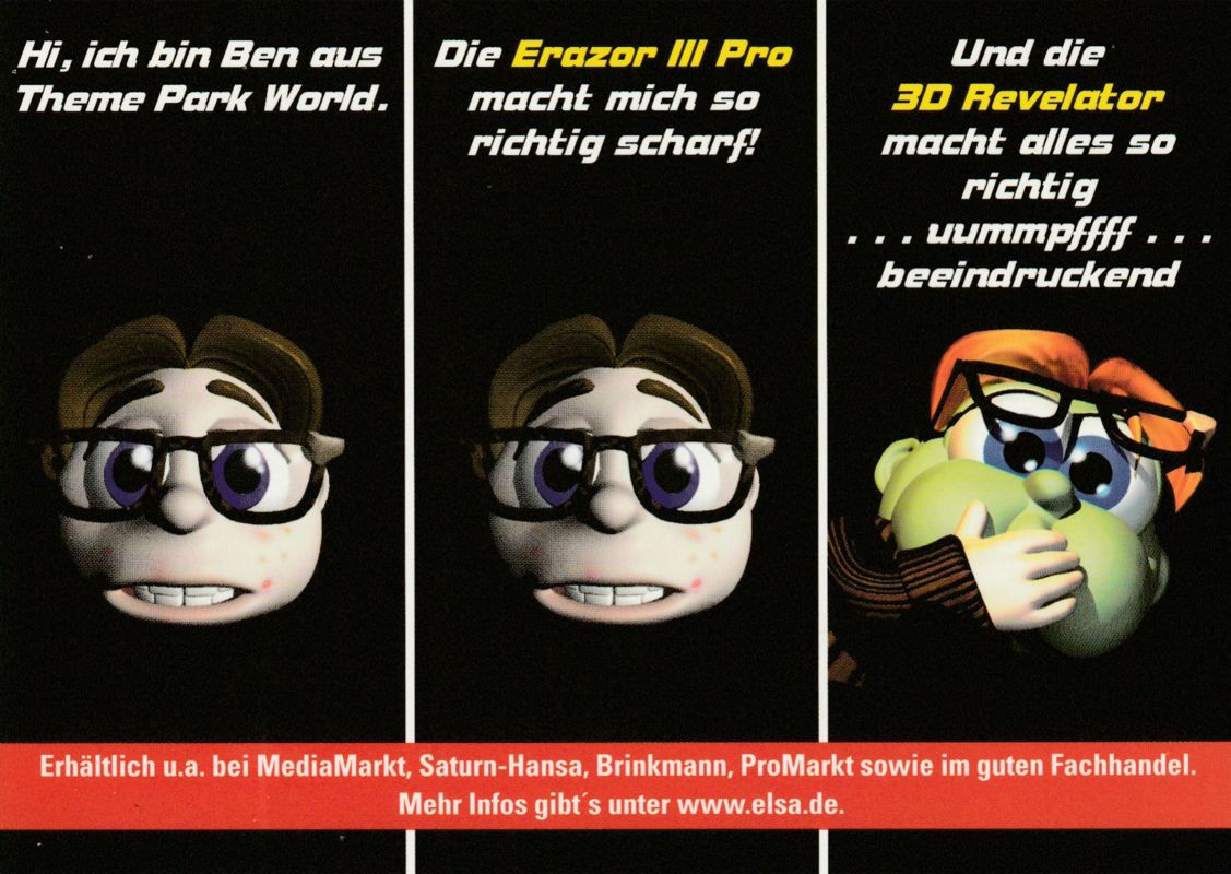 Sim Theme Park cover or packaging material - MobyGames