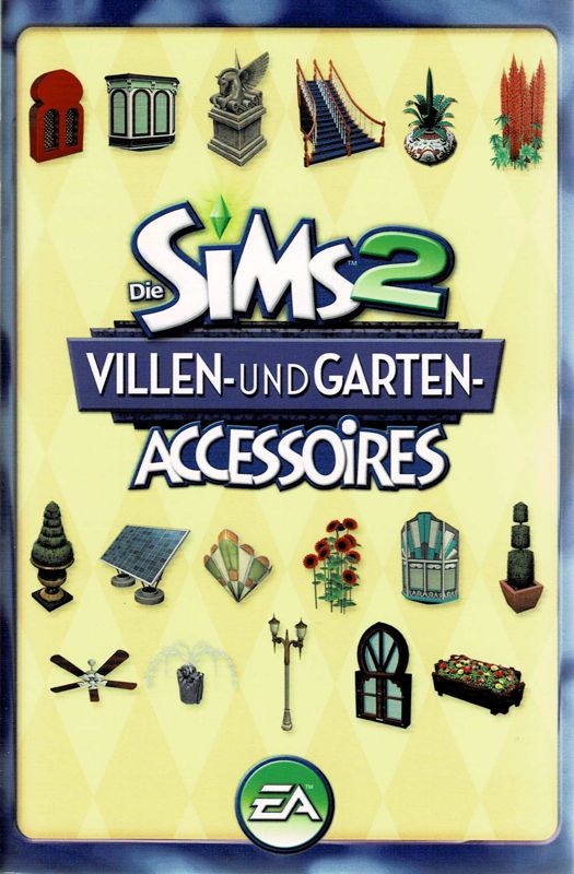 The Sims 2: Mansion & Garden Stuff cover or packaging material - MobyGames
