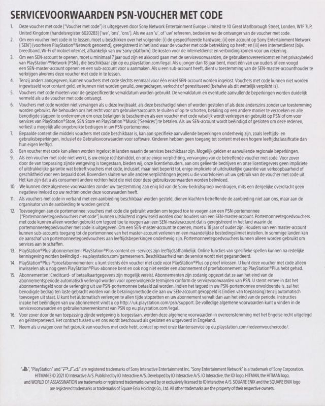 Hitman III cover or packaging material - MobyGames