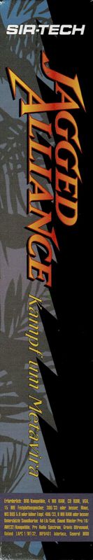 Jagged Alliance cover or packaging material - MobyGames