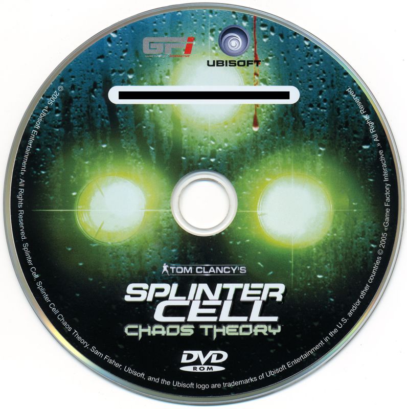 Tom Clancy's Splinter Cell: Chaos Theory cover or packaging material ...
