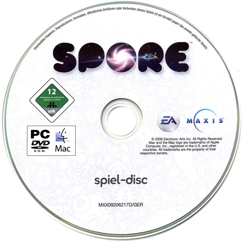 Spore (Galactic Edition) cover or packaging material - MobyGames