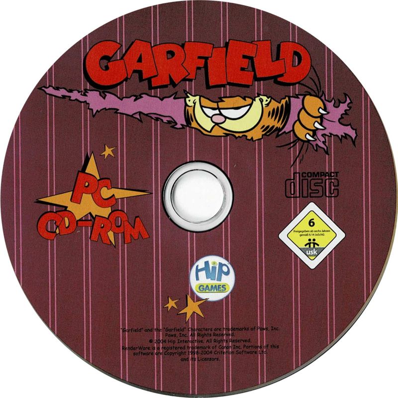 Garfield cover or packaging material - MobyGames
