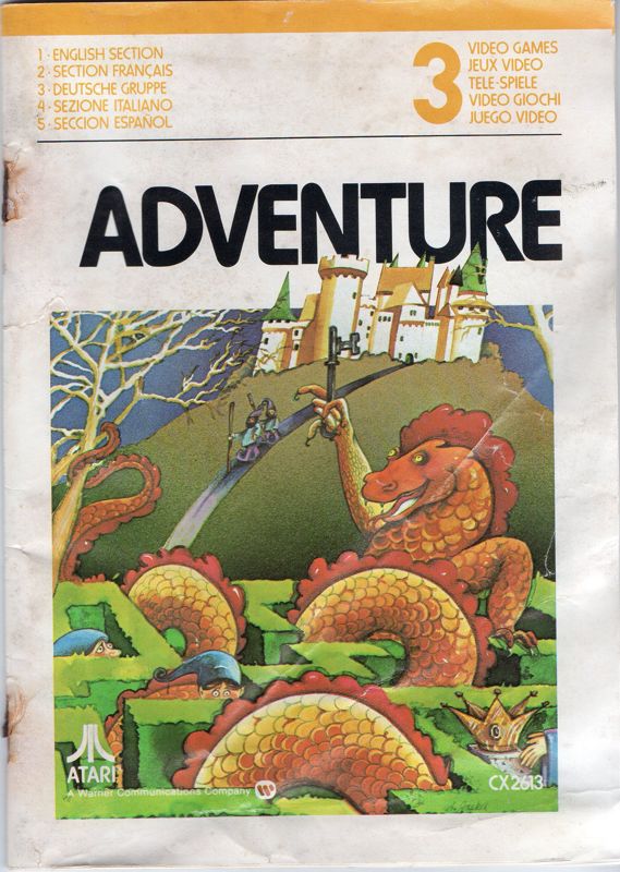 Adventure cover or packaging material - MobyGames