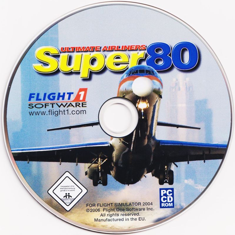 Ultimate Airliners: Super 80 cover or packaging material - MobyGames