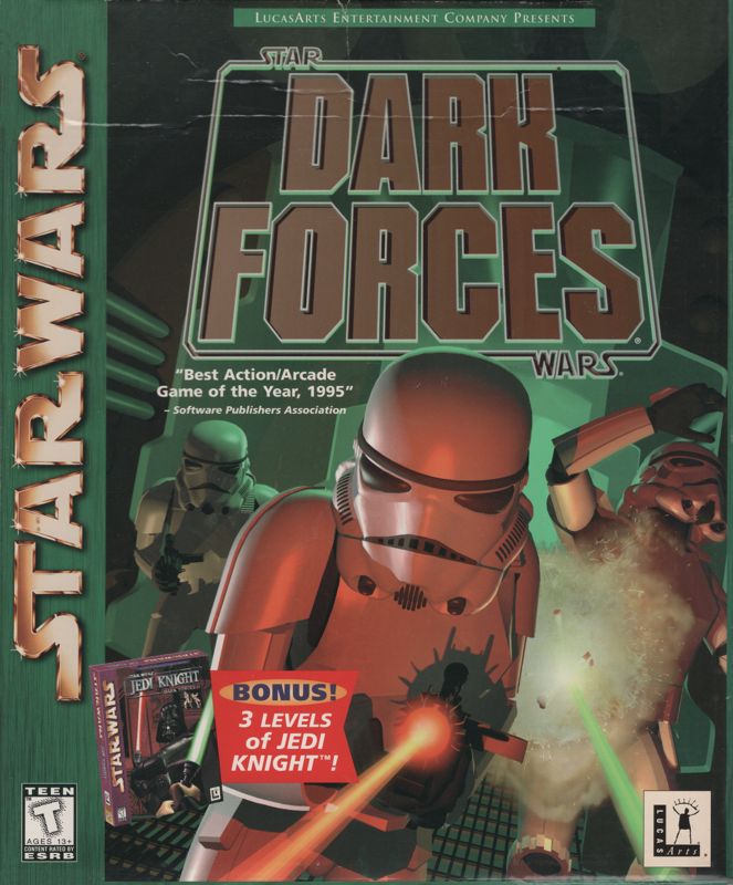 Star Wars: Dark Forces + 3 Levels of Jedi Knight box covers - MobyGames