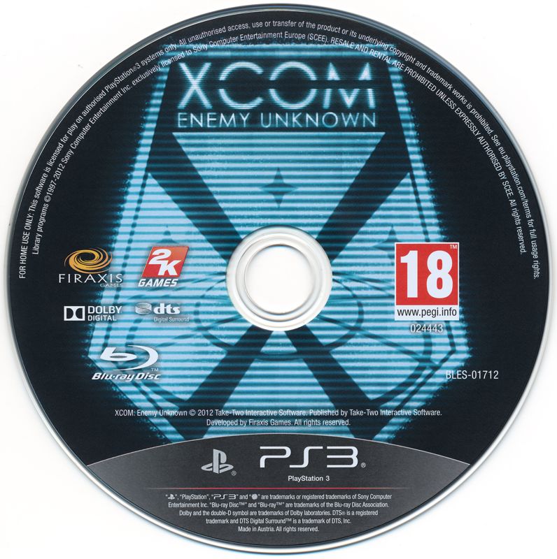 XCOM: Enemy Unknown cover or packaging material - MobyGames