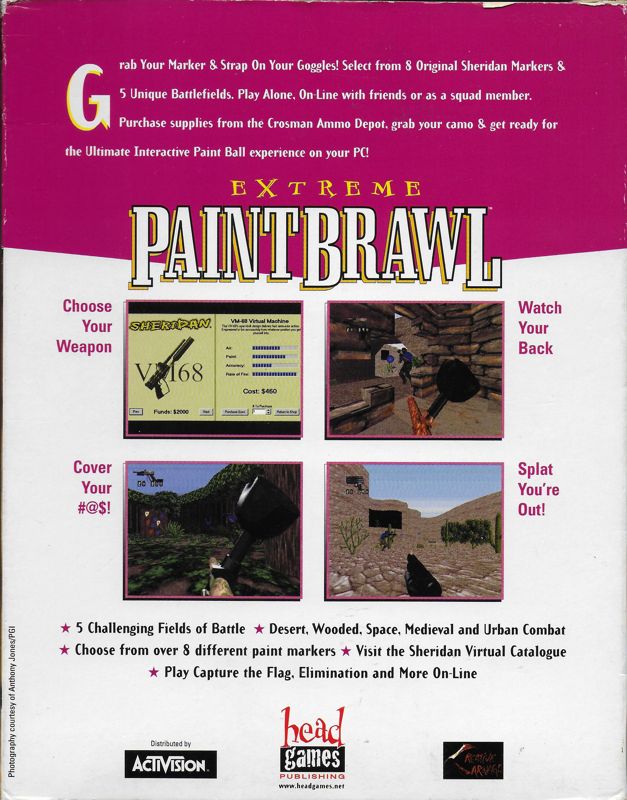 Extreme Paintbrawl cover or packaging material - MobyGames