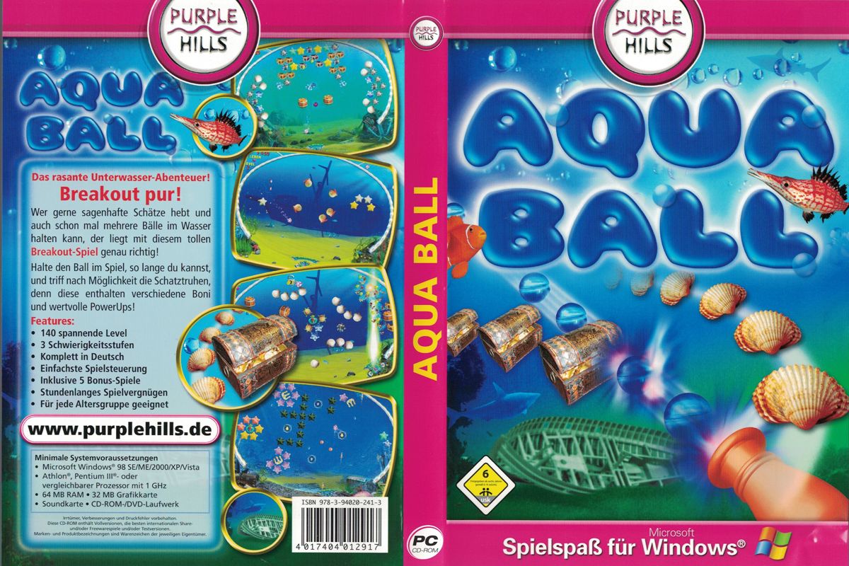 AquaBall cover or packaging material - MobyGames