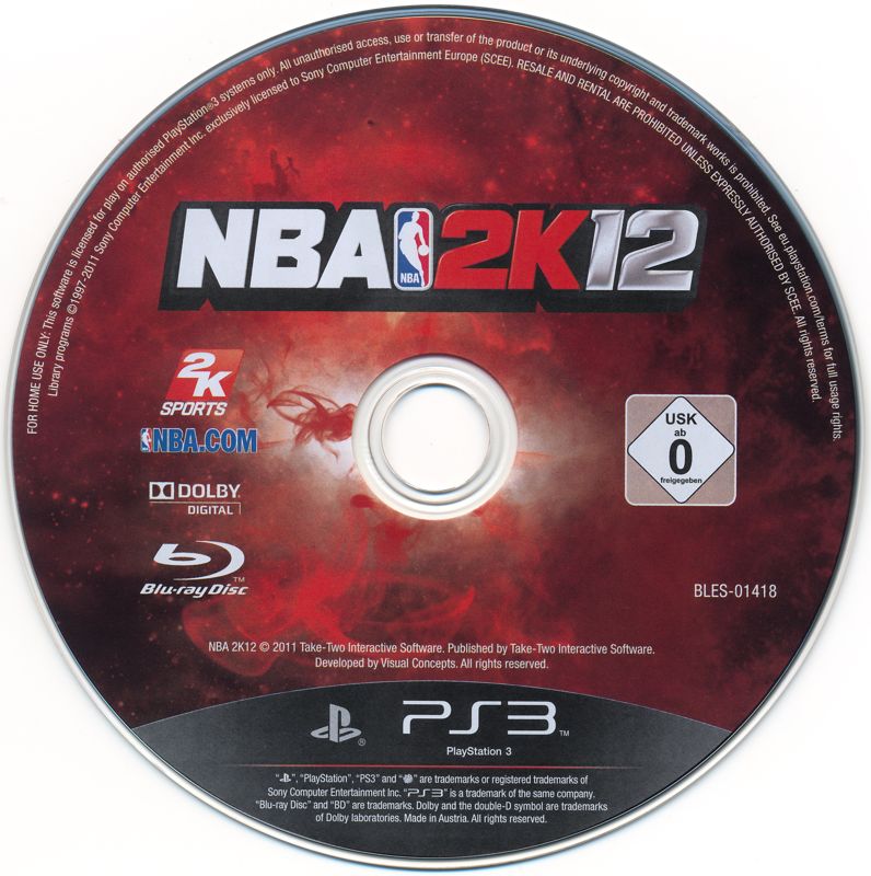 NBA 2K12 cover or packaging material - MobyGames