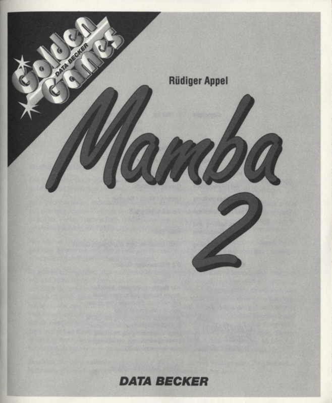 Mamba 2 cover or packaging material - MobyGames