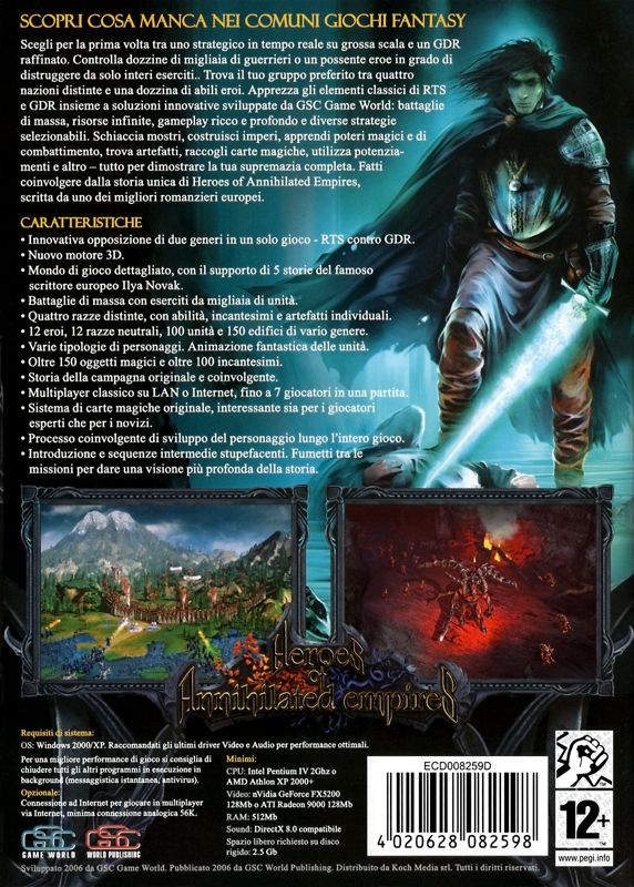 Heroes of Annihilated Empires cover or packaging material - MobyGames