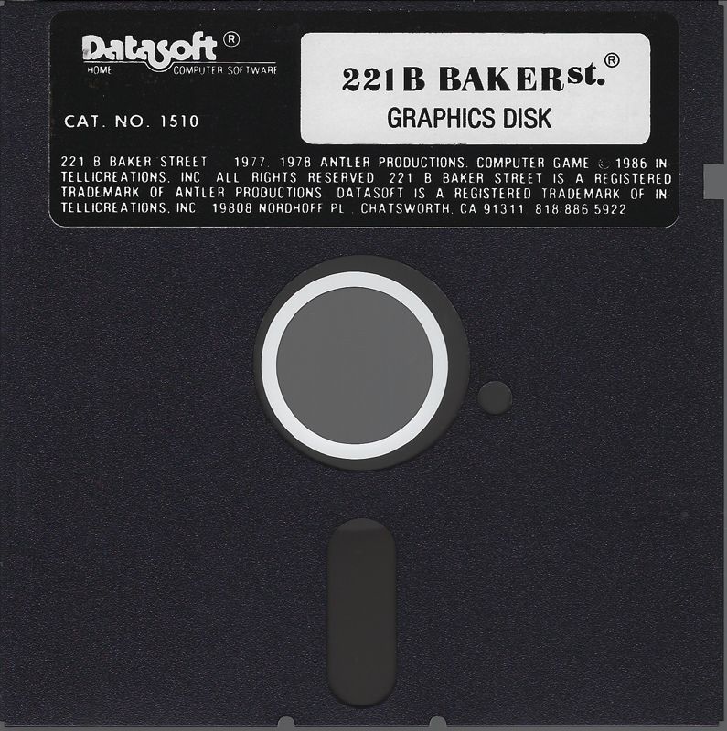 221 B Baker St. cover or packaging material - MobyGames