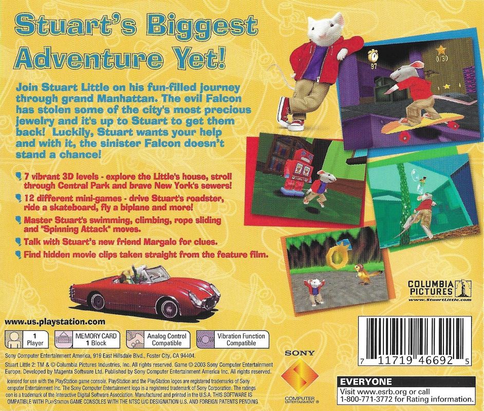 Stuart Little 2 cover or packaging material - MobyGames