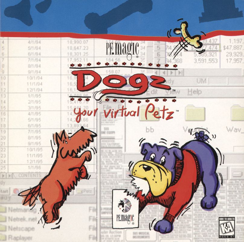Dogz: Your Computer Pet cover or packaging material - MobyGames