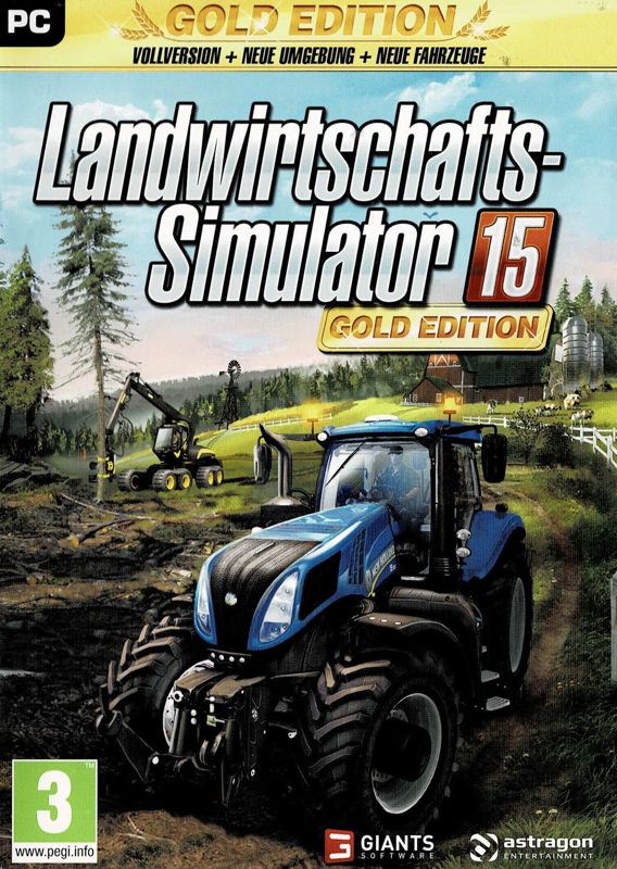 Farming Simulator 15: Gold Edition cover or packaging material - MobyGames