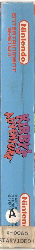Kirby's Adventure cover or packaging material - MobyGames