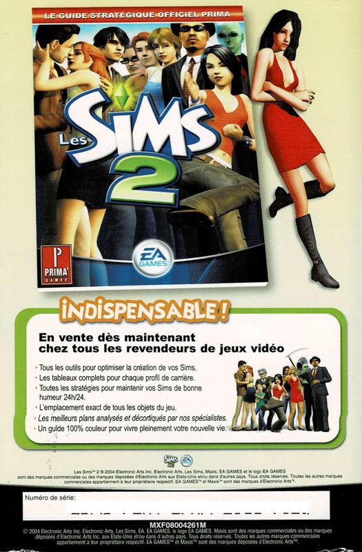 The Sims 2 cover or packaging material - MobyGames