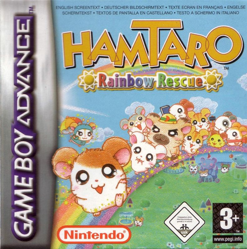 Hamtaro: Rainbow Rescue box covers - MobyGames