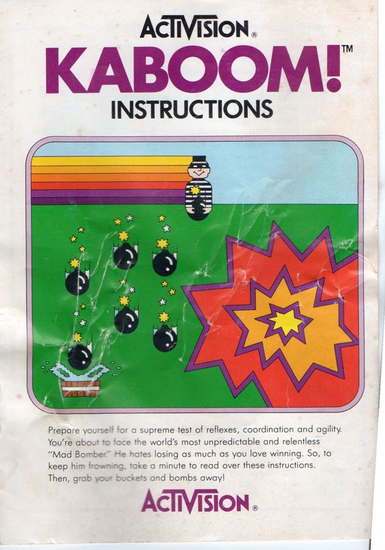 Kaboom! cover or packaging material - MobyGames