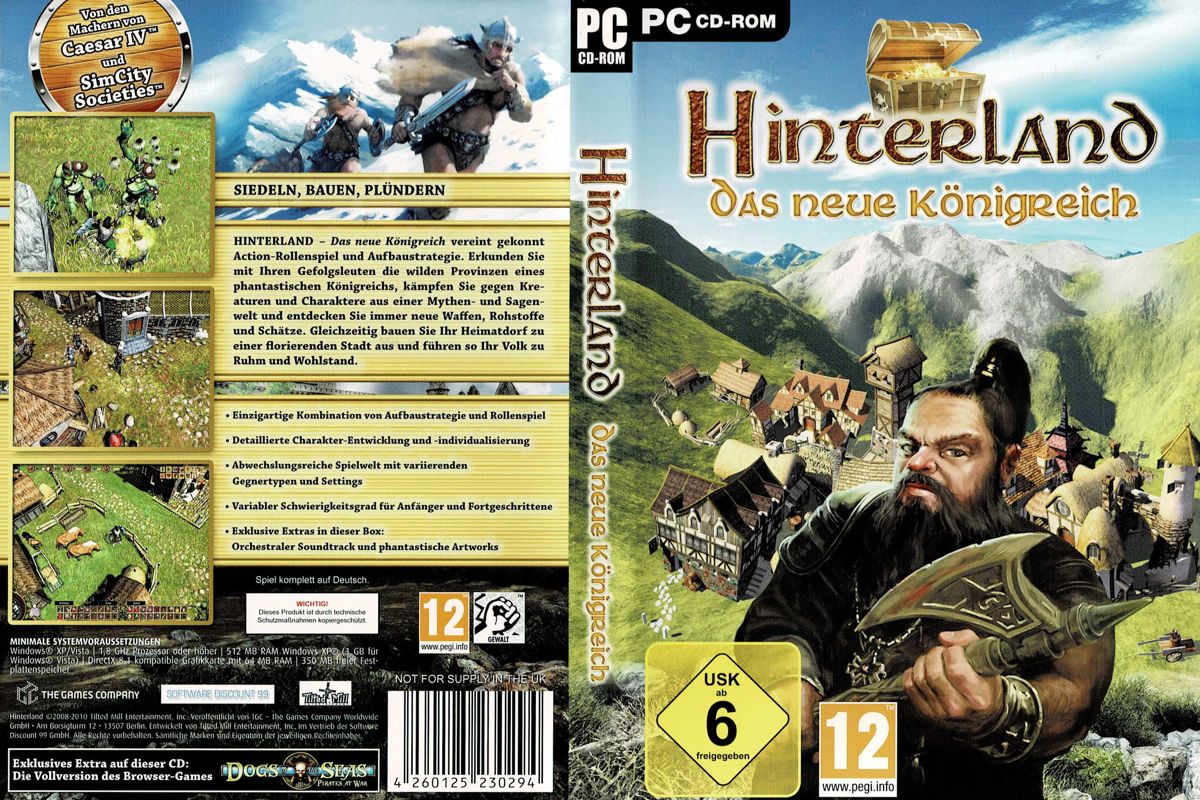 Hinterland: Orc Lords cover or packaging material - MobyGames