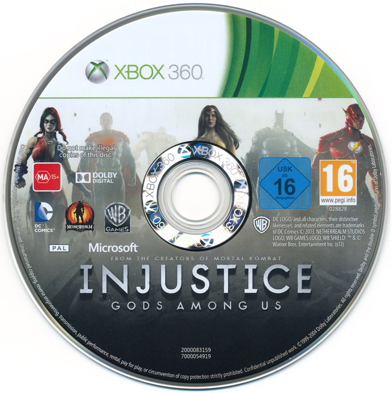 Injustice: Gods Among Us cover or packaging material - MobyGames
