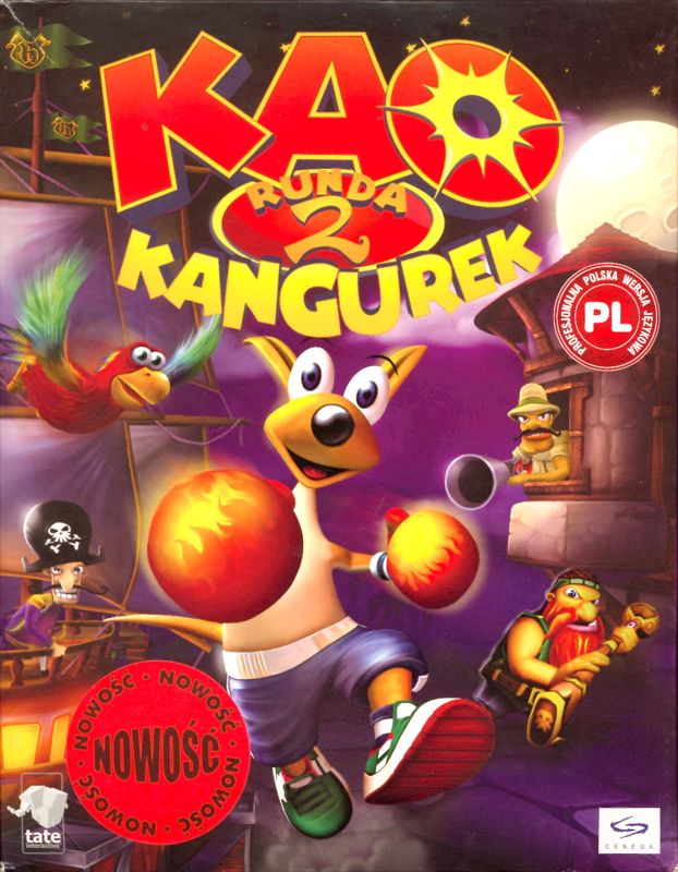 Kao the Kangaroo: Round 2 cover or packaging material - MobyGames