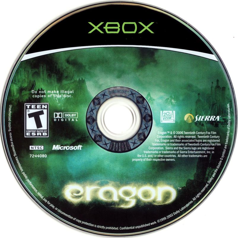 Eragon cover or packaging material - MobyGames