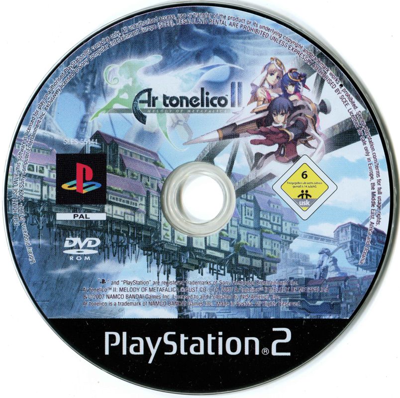 Ar tonelico II: Melody of Metafalica cover or packaging material ...