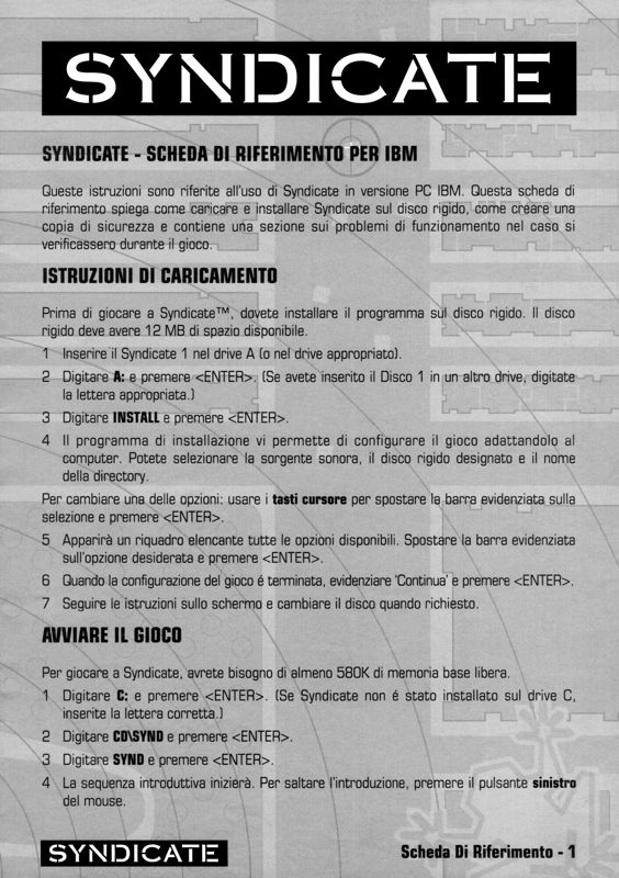 Syndicate cover or packaging material - MobyGames