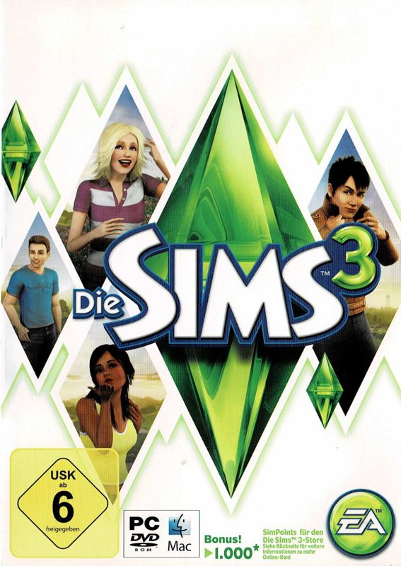 The Sims 3 cover or packaging material - MobyGames